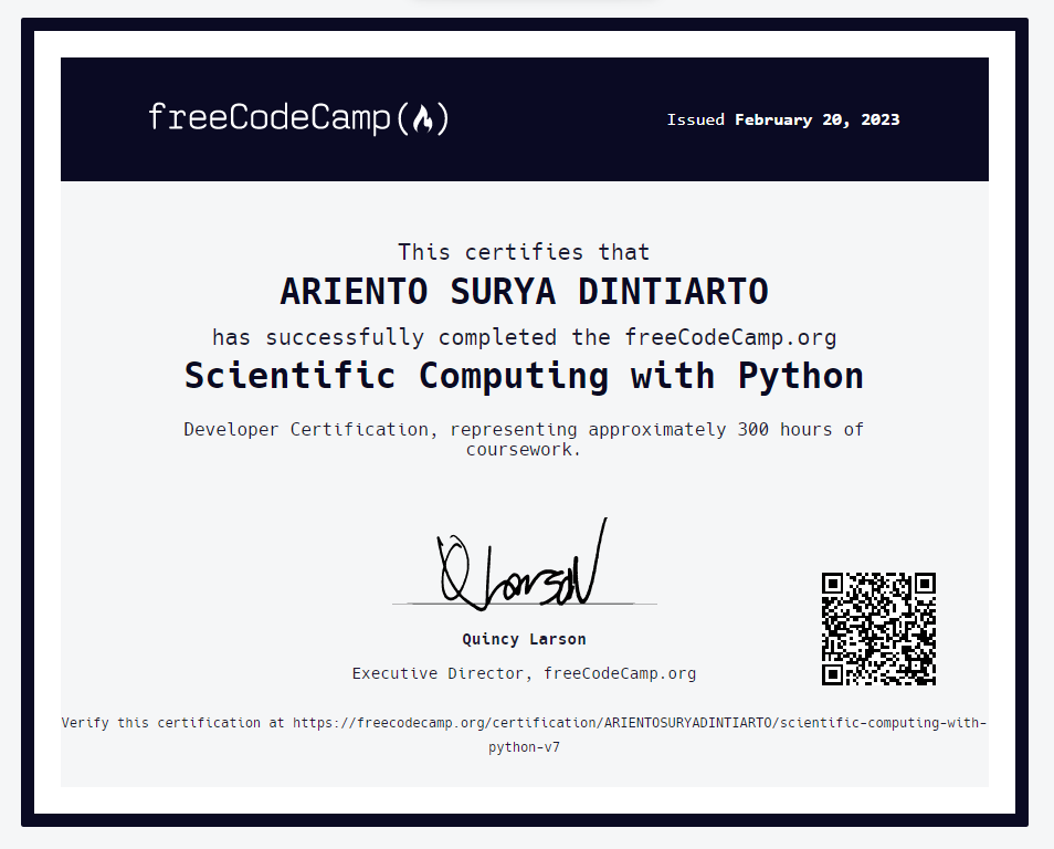 Ariento Surya Dintiarto